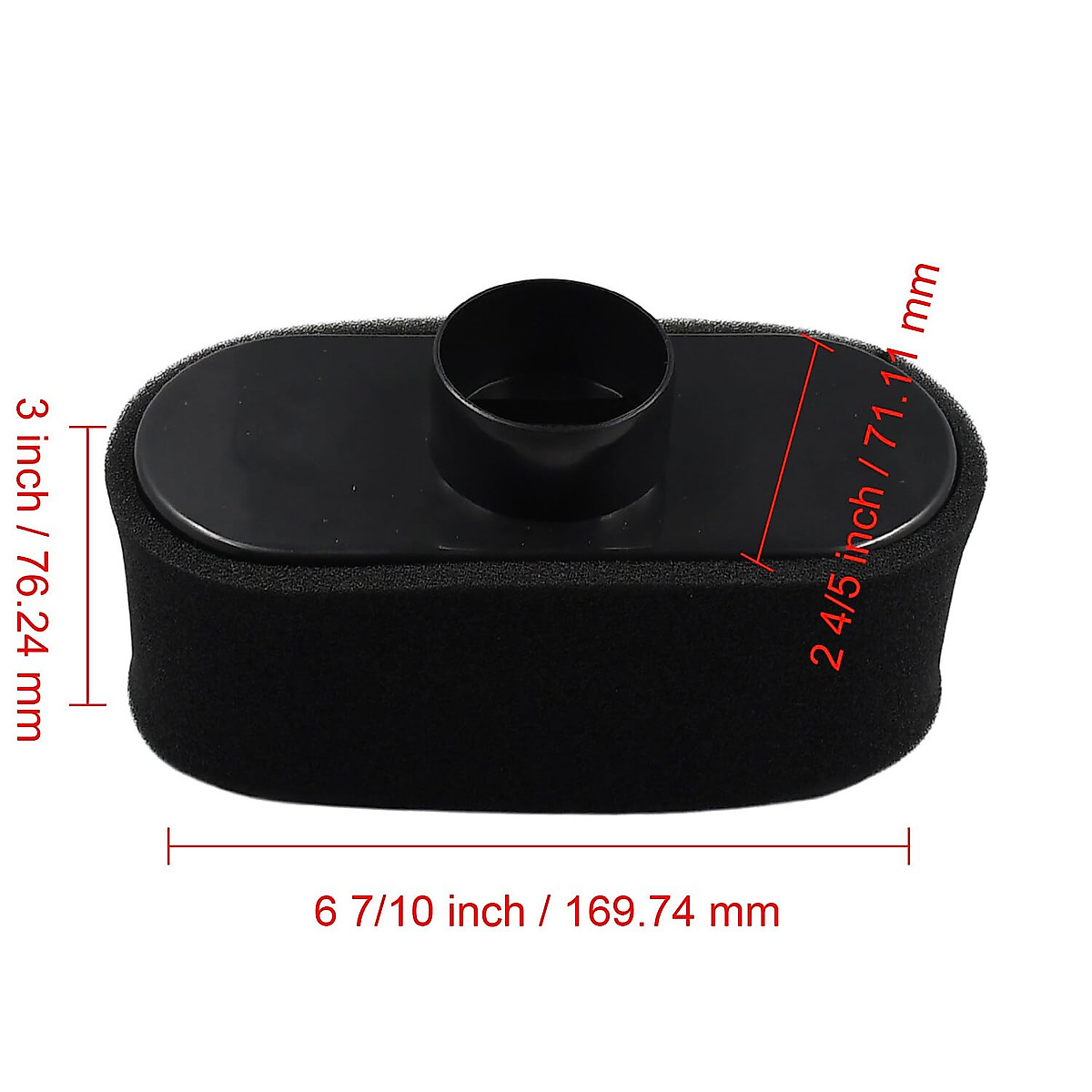 Molloparts Air Filter + Pre Filter 063-2097-00 Compatible with Bad Boy ZT CZT MZ Mowers Compatible with Kawasaki Engine FR651V, FR691V, FR730V, FS481V-FS691V, FS730V, FX600V