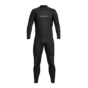 XCEL Men's Axis Back Zip Full Wetsuit, Easy Entry, Designed with Extra Warmth for Cold Water, 5/4mm