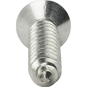 #10 x 1" Flat Head Sheet Metal Screws, Phillips Drive, Stainless Steel 18-8, Full Thread, Bright Finish, Self-Tapping, Quantity 50 by Fastenere