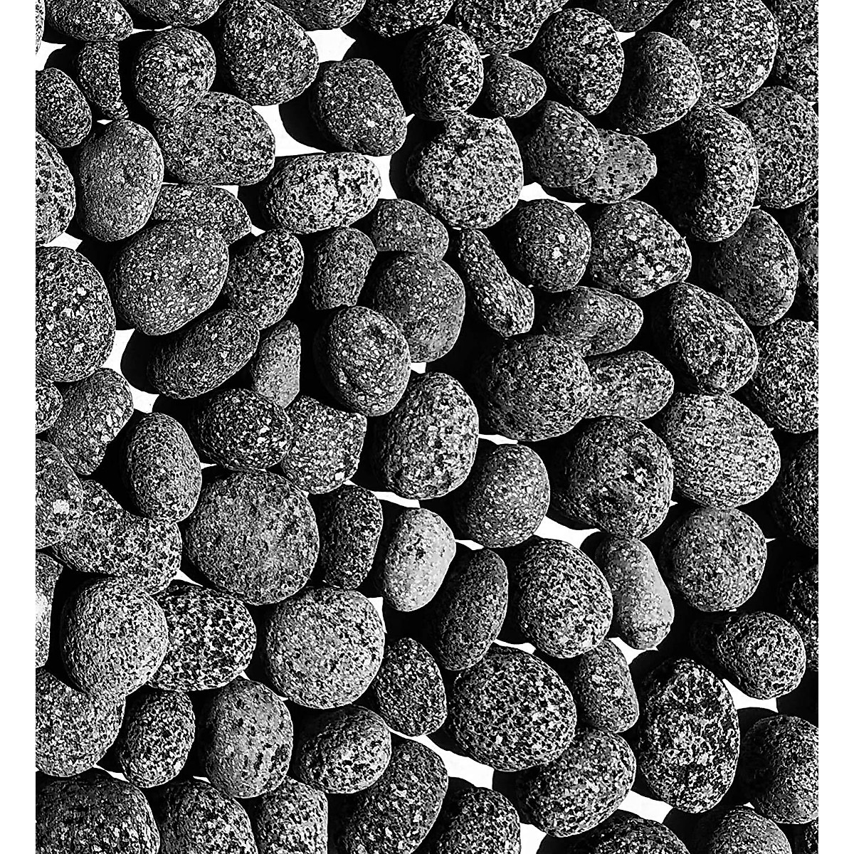 Premium Pebbles Black Lava Rocks for Fire Pit - 2 to 3 inch - 10 lbs - Gas Fireplace Rocks - Decorative Lava Stone for Indoor & Outdoor Gas Fireplace