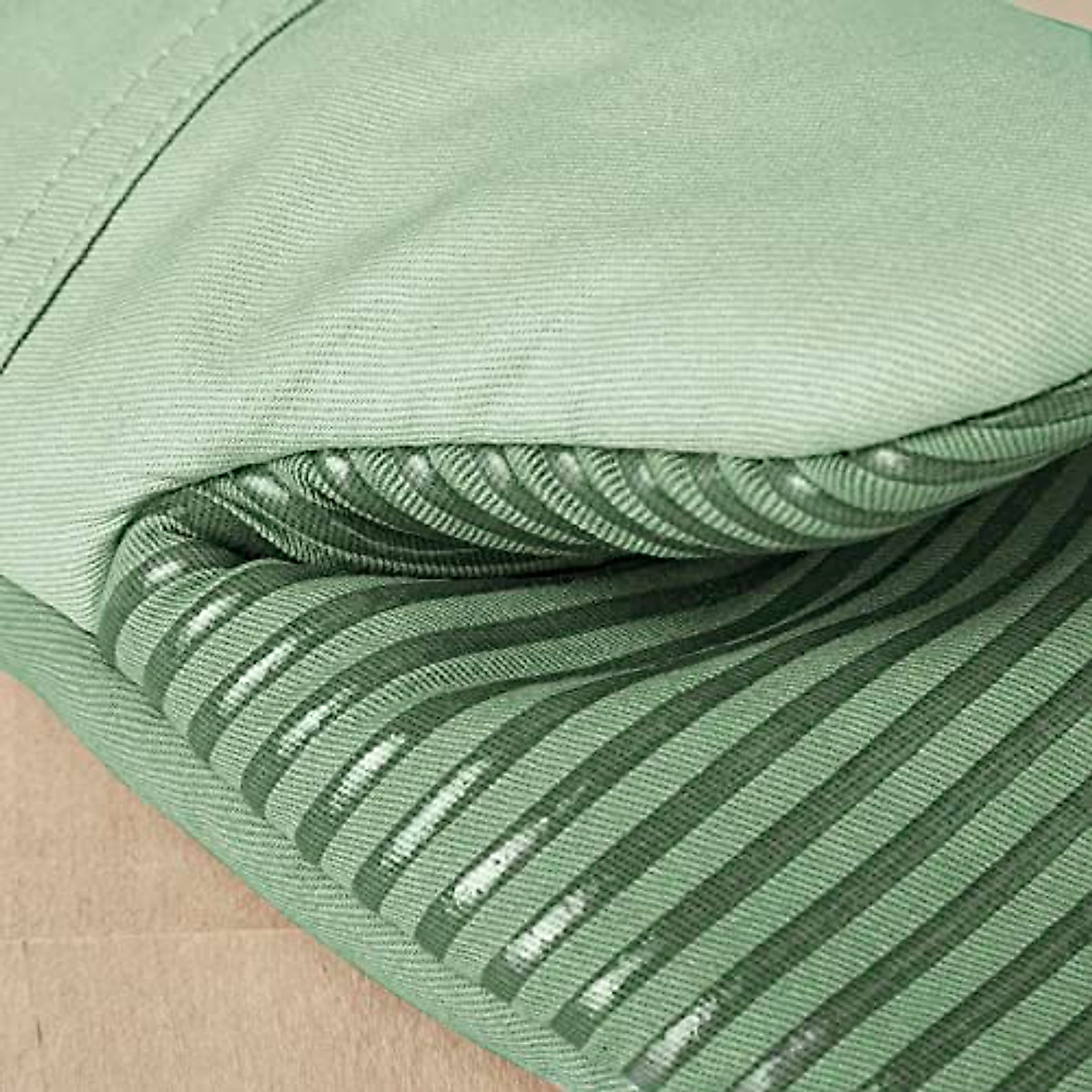 KitchenAid Beacon Two-Tone Non-Slip Mini Oven Mitt Set, Pistachio/Graphite Green, 5.5"x8", 2 Piece