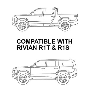 TWRAPS Headlights Smoke Tint for Rivian R1T / R1S (Clear)
