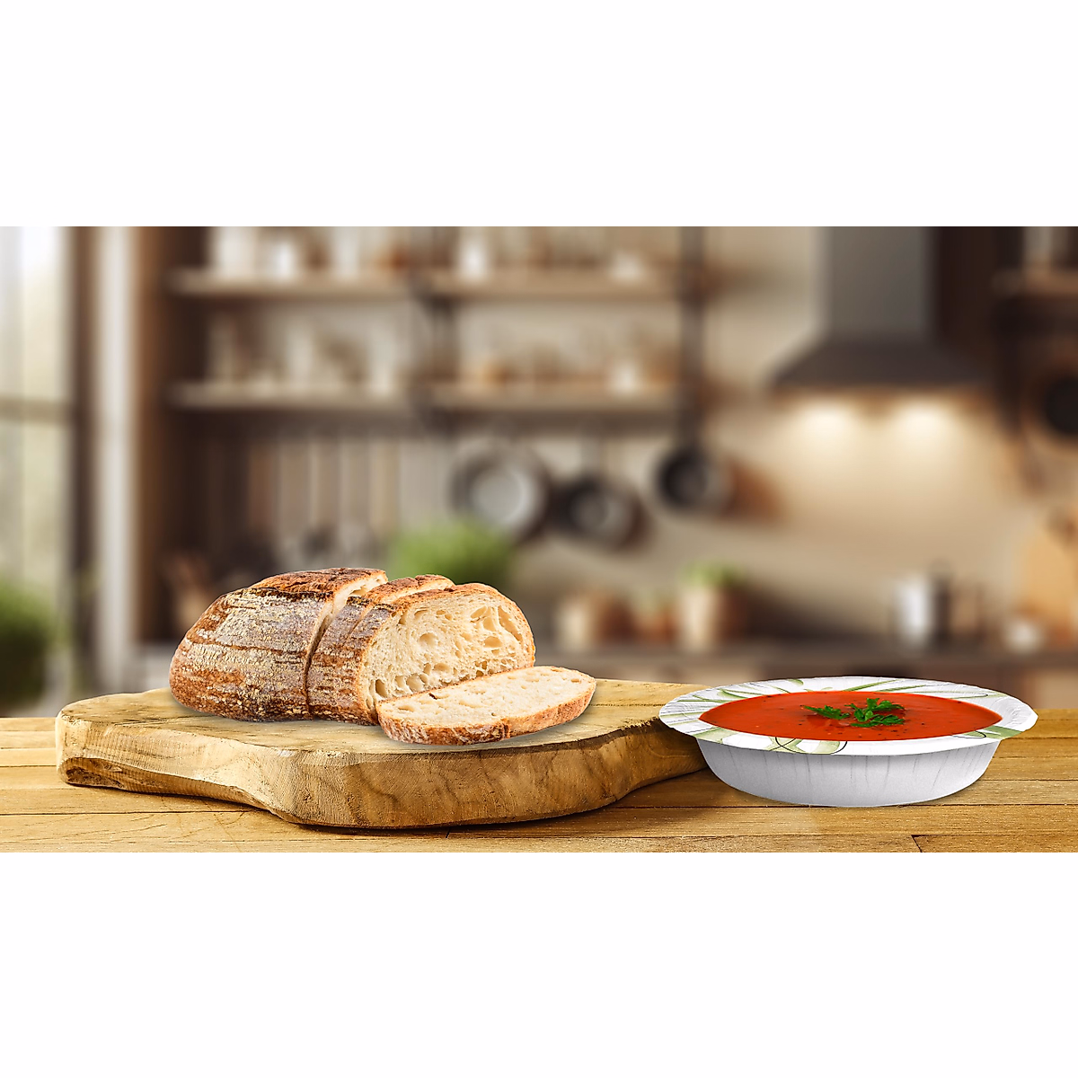 Amazon Basics Everyday Paper Bowls, 10 Oz, Disposable, 70 Count, White