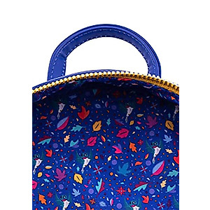 Loungefly Disney Pocohontas Just Around The River Bend Womens Double Strap Shoulder Bag Purse