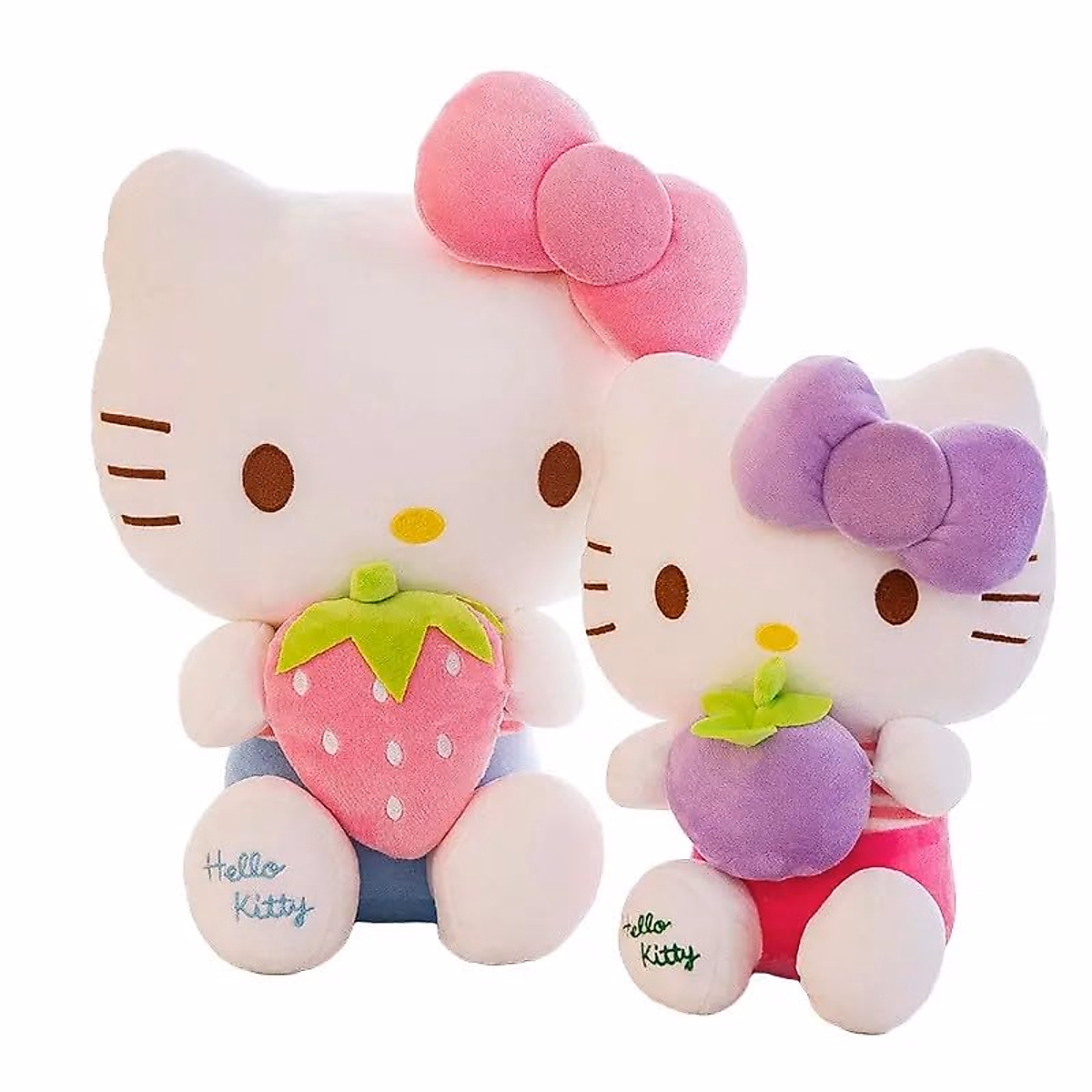 AlphaDesignLuxe Kitty Plush Toy Cat Pillow Plush Cute Soft Doll Stuffed Animals Toys Birthday Gift for Girls Kids (Pink) (11.8 inches)