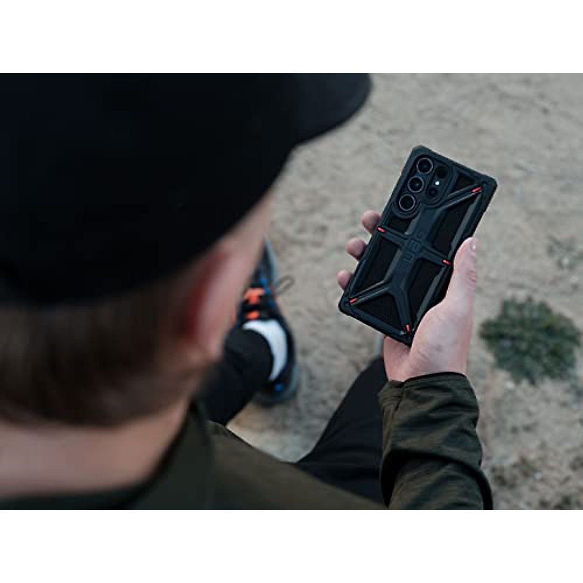 URBAN ARMOR GEAR UAG Designed for Samsung Galaxy S23 Ultra Case 6.8" Monarch Kevlar Black - Premium Rugged Heavy Duty Shockproof Impact Resistant Protective Cover