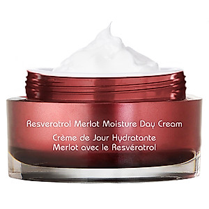 Vine Vera Resveratrol Merlot Moisture Day Cream Resveratrol Skin Care Face Moisturizer - Merlot Face Cream for All Skin Types Products for Anti Aging - 52 G / 1.83 Oz