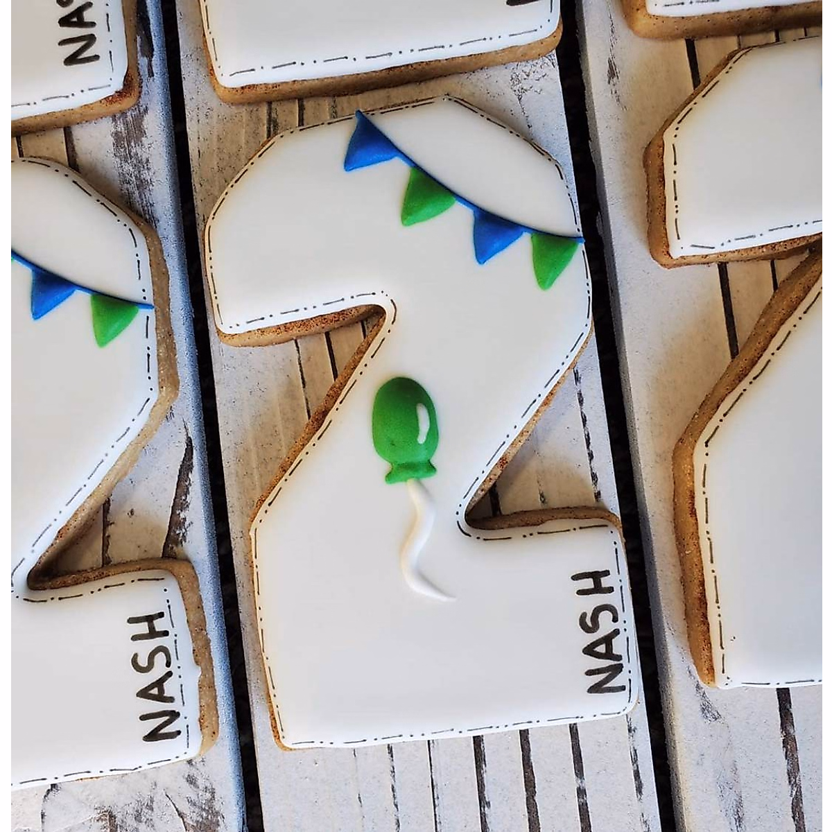 Large Number Two #2 Cookie Cutter, 4.25" Made in USA by Ann Clark