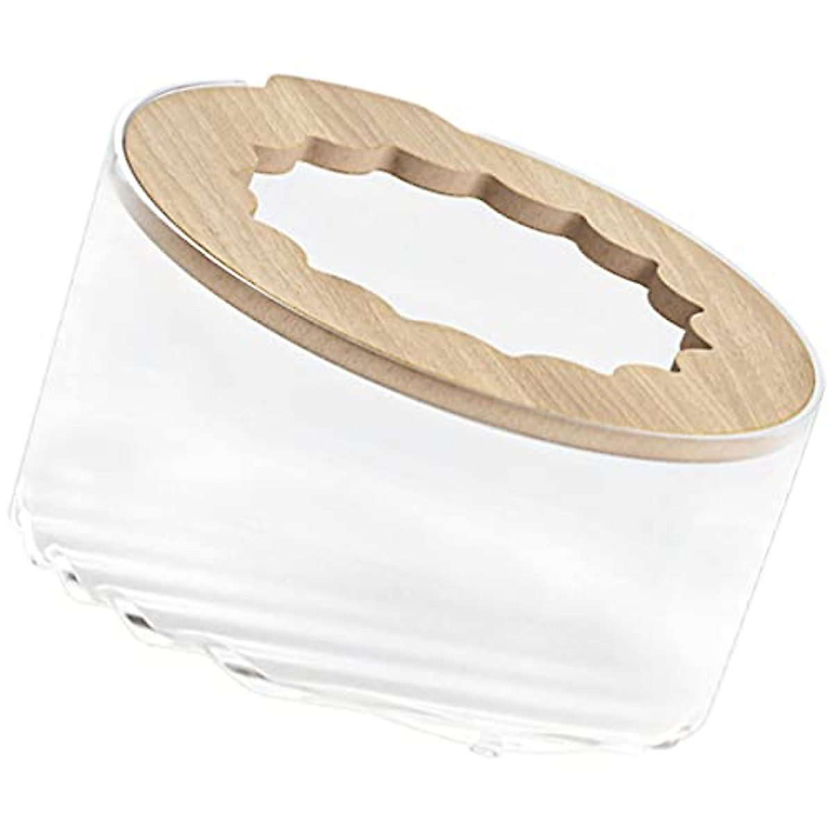 Ipetboom Terrarium Hamster Bath Room Plastic Small Pet Cage Clear Shower Tub Basin Wood Sand Container Pet Sandbox Sauna Toilet for Rat Mice Gerbil Plastic Containers