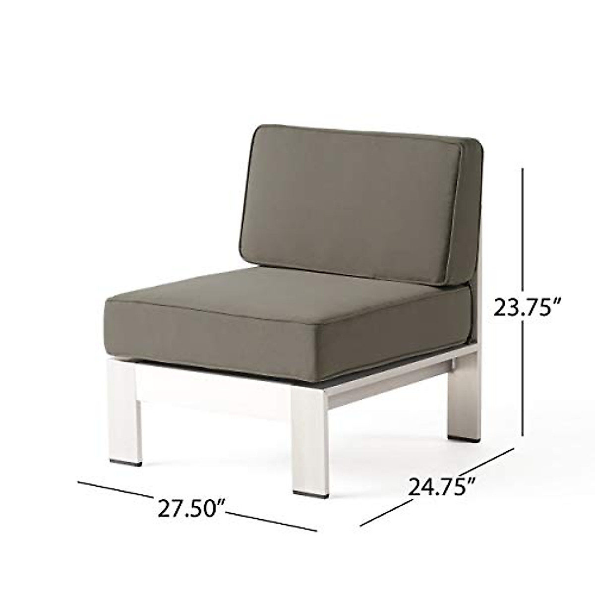 Christopher Knight Home Breanna Fabric Storage Ottoman, White and Blue Floral & 301589 Ippolito Fabric Pillows, 2-Pcs Set, White and Blue Floral