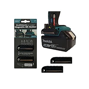 StealthMount Makita Magnetic Bit Holder - 2 Pack Drill Bit Organizer | Bit Holder for Makita | Makita Bit Holder for Drill | Makita Impact Bit Holder | Makita Bit Holder for Impact Driver | Made in UK