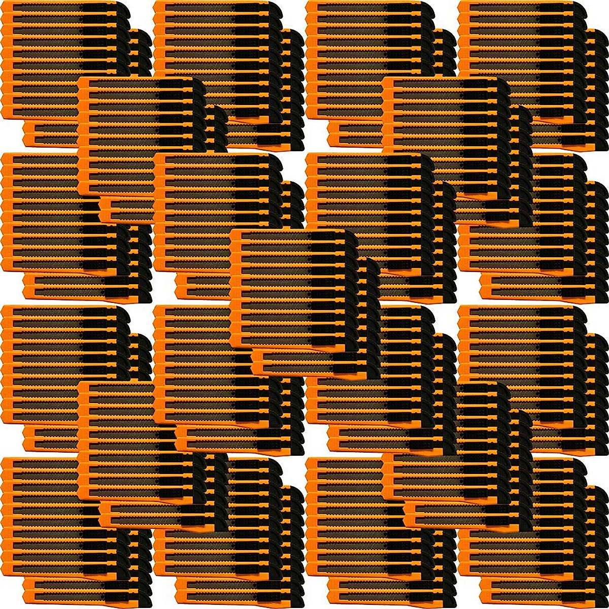 500x Bulk Small Neon Orange Utility Knife Box Cutters Snap Off Blade 9MM Blade