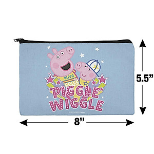 GRAPHICS & MORE Peppa Pig Piggle Wiggle Pencil Pen Organizer Zipper Pouch Case