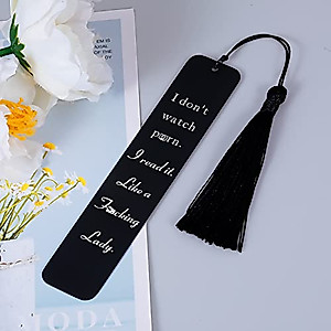 Funny Bookmarks for Women Book Lover Valentine Day Gifts for Her Female Friends Birthday Gifts for Friends BFF Stocking Stuffer Bookmark for Bookish Nerd Book Readers Bookworm Reading Book Club Gift