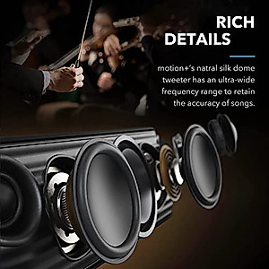 Anker Soundcore Motion+ Bluetooth Speaker with Hi-Res 30W Audio, Extended Bass and Treble, Wireless HiFi Portable Speaker with App, Customizable EQ, 12-Hour Playtime, IPX7 Waterproof, USB-C (Renewed) 