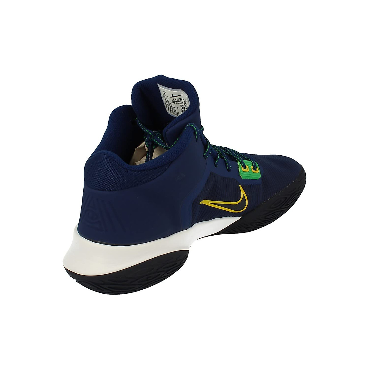 Nike Men's Kyrie Flytrap IV Basketball Shoe, Blue Void/Speed Yellow, 9.5 US