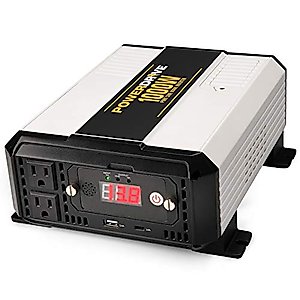 POWERDRIVE Powerdrive 1000W, Bluetooth Pure Sine Wave, Power Inverter