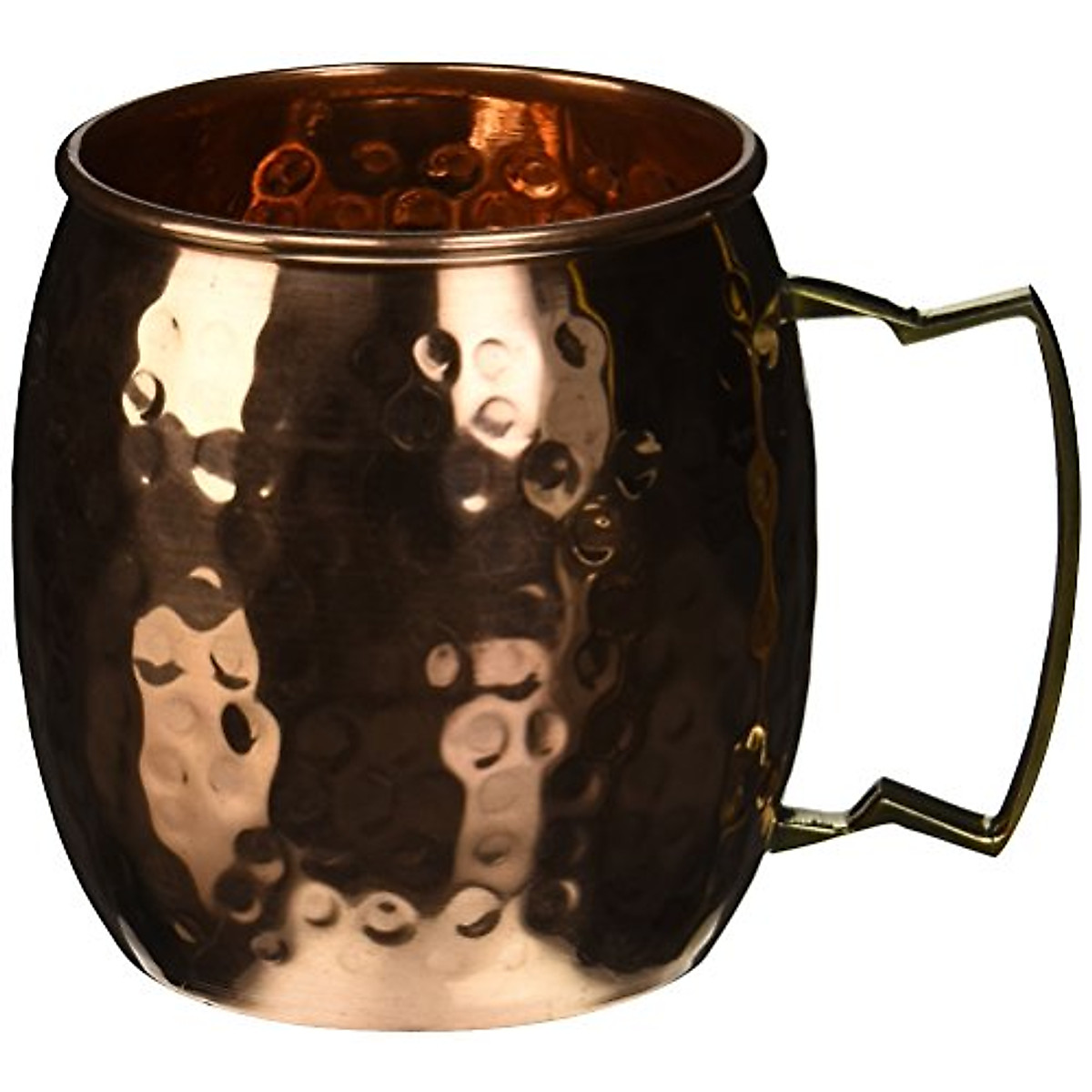 Hand Hammered Moscow Mule Mug / Cup 16 Ounce (1, Copper)