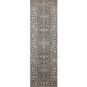 LOLOI Jean Stoffer Bradbury Collection BRU-01 Midnight / Multi 9'-0'' x 12'-0'' Area Rug