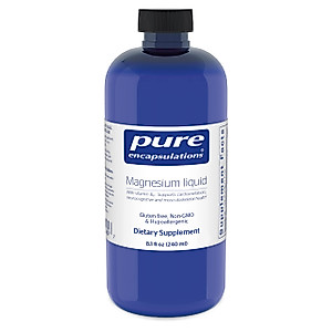 Pure Encapsulations Magnesium Liquid | Hypoallergenic Combination to Support Musculoskeletal and Cardiometabolic Health | 8.1 fl. oz.