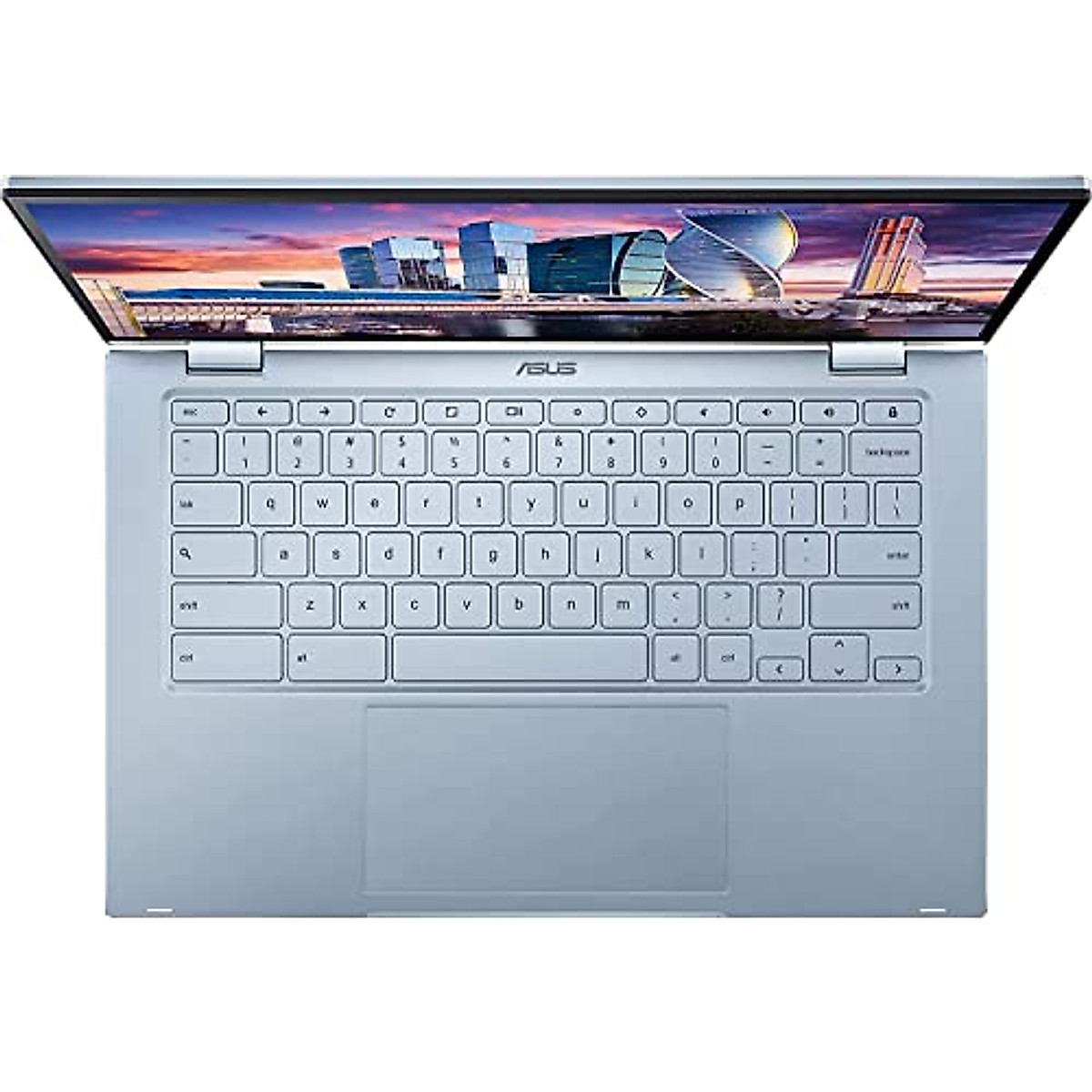 ASUS Newest Flip 2-in-1 14" FHD Touchscreen Chromebook Laptop, Intel Core m3-8100Y(up to 3.4 GHz), 8GB RAM, 320GB Space(64GB eMMC+256GB Card), Webcam, Backlit Keyboard, WiFi, Chrome OS, Silver, JVQ MP