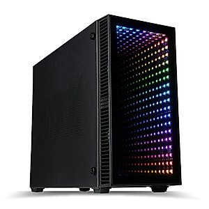 Empowered PC Continuum Mini RGB Gamer Desktop - AMD 8-Core Ryzen 7 7800X3D (~ i9-14900K), 32GB DDR5 RAM, 1TB Gen4 NVMe, RTX 4070, WiFi 6, Windows 11 Home - Tiny Liquid Cooled Gaming Computer