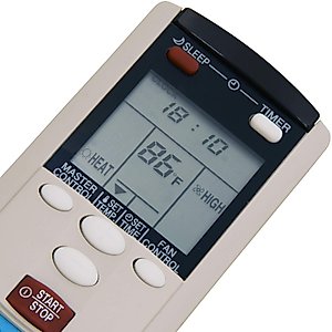 RCECAOSHAN Replacement for Friedrich Air Conditioner Remote Control AR-DL12 ARDL12 MW18C3E MW24C3E MW30C3E MR18C3E MR24C3E MR30C3E Display in Fahrenheit and Celsius