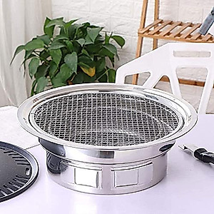 Portable Lightweight Charcoal Grill Barbecue Grill Tabletop Charcoal Grill for Picnic Garden Terrace Camping Travel Family Party,35cm