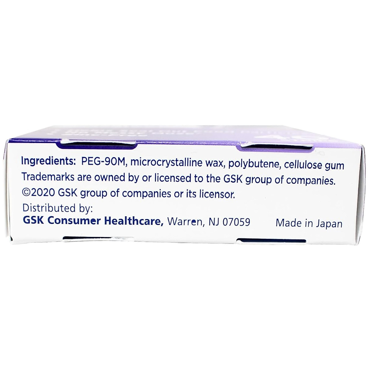 Super Poligrip Strips Size 40 Ct Poligrip Strong All Day Comfort Seal Denture Adhesive Strips