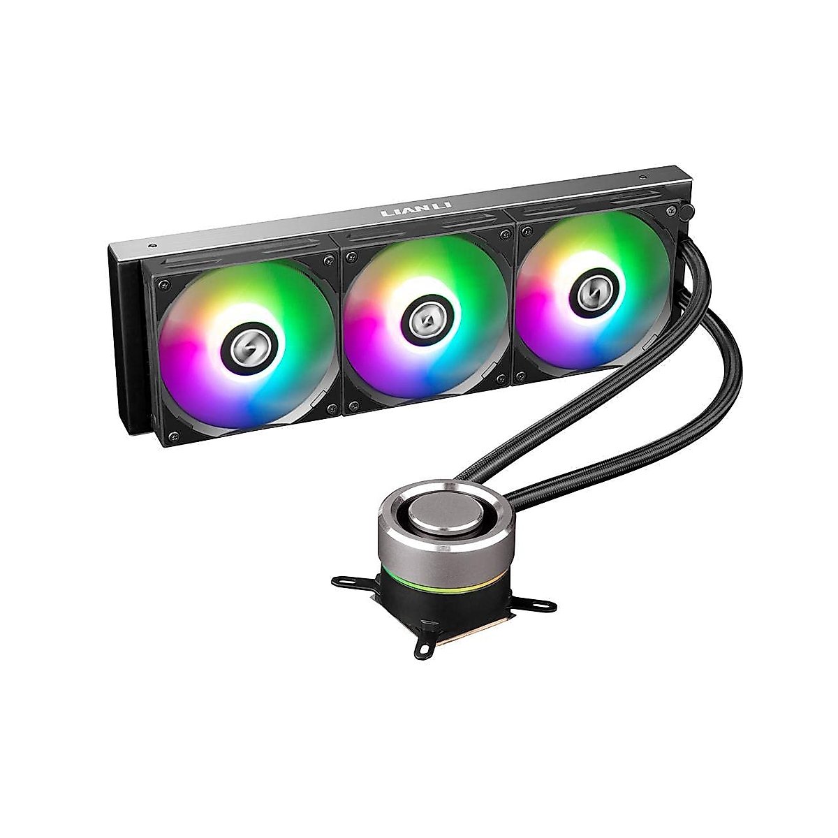 Lian-li Ac Galahad Aio360 Rgb Black Closed Loop All-in-one Cpu Cooler