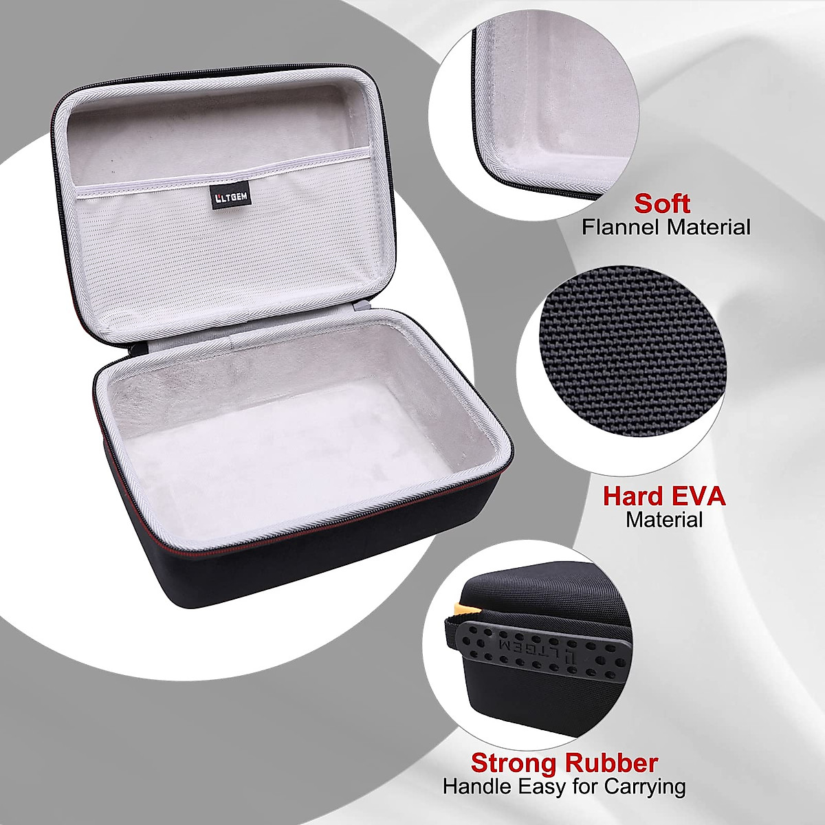 LTGEM EVA Hard Case for Liene 4x6'' Photo Printer, Wi-Fi Picture Printer, Instant Photo Printer for Smartphone