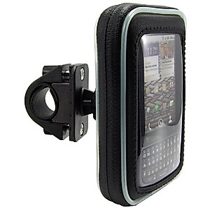 ChargerCity Sirius XM Satellite Radio Motorcycle Mount w/Water Resistant Case and Handle Bar Mount (fit bar up to 1.35 inches)