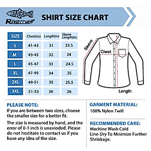 Riverruns UPF 50+ Men's Fishing Shirts Long Sleeve UV Protection Shirts Water-Repellent for Hiking, Fishing, Camping (S, Khaki)