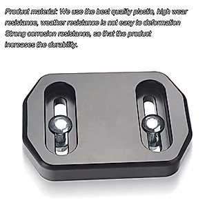 2 Pack Height Adjust Composite Skid Shoe Replaces 784-5580,784-5580-0637 for MTD 2-Stage Snow Thrower Models 1992 and After - with Bolts and Nuts