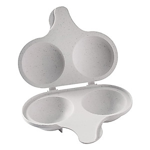 Nordic Ware 64702 2 Cup Microwave Egg Poacher, White