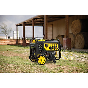 Champion Power Equipment 100891 9375/7500-Watt Dual Fuel Portable Generator, Electric Start