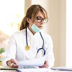 Baluue 16pcs Spare Parts Kit Silicone Head Cover Replacement Supply for Hospital Doctor Nurse (Multi Color)