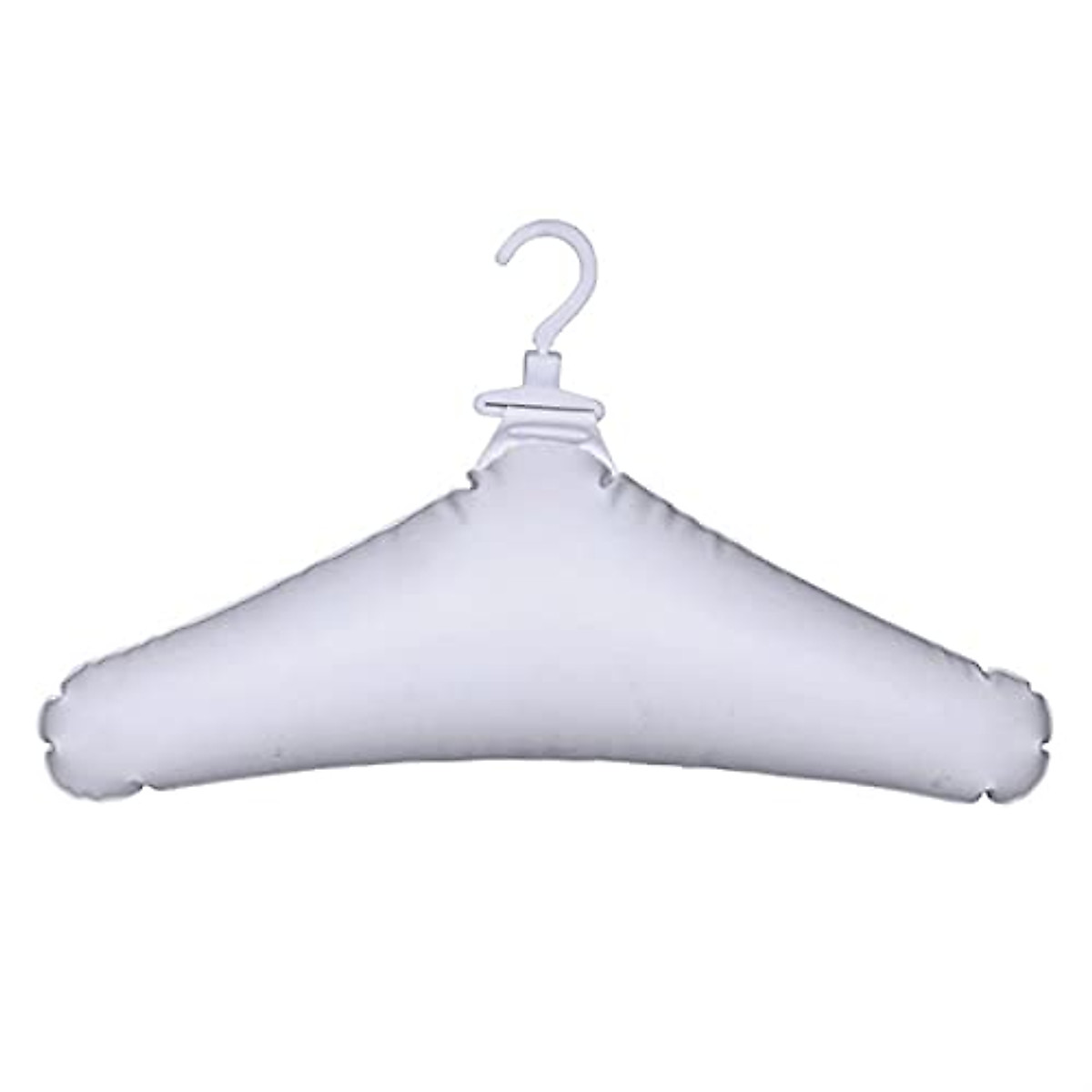 Coat Hanger 5pcs/Pack Inflatable Clothes Hanger Foldable Creative Hanger No Trace Rotatable Clothing Storage Holder Clothes Hanger (Color : 5pcs White)