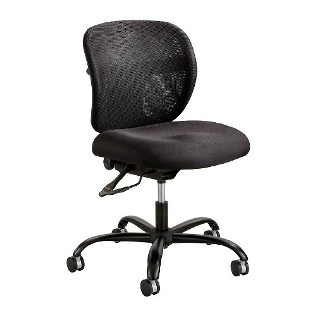 Safco Products Vue Intensive-Use Task Chair, Black, mid-back (3397BL)