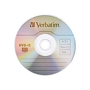 Verbatim 95098 100 x DVD+R - 4.7 GB ( 120min ) 16x - spindle