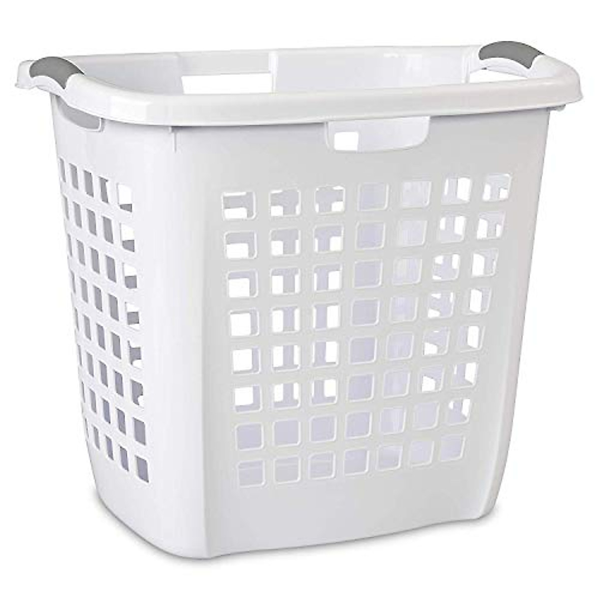 Sterilite 12258004 19-7/8"WHT Carry Hamper, White