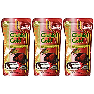 Hikari (3 Pack) 8.8-Ounce Cichlid Gold Floating Pellets for Pets, Medium