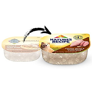 Nature's Recipe Wet Dog Food, Chicken & Turkey in Broth Recipe, 2.75 Ounce Cup (Pack of 12)
