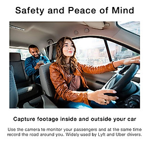 RAZO DC3000A d’Action 360, 360 Degree Dash Cam: 4K Dash Camera for Car with Built-in WiFi and GPS, Sony Video Sensor, WDR, 3-Axis G-Sensor, Stereo Microphone, Complete Car Camera Video Security
