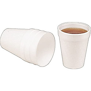 DART - 8J8CT 8-Ounce Foam Cup (Case of 1000), White