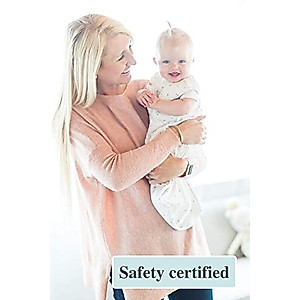 DREAMLAND BABY Toddler Weighted Blanket | 4lb Weighted Sleep Blanket for Kids and Toddlers Ages 3+ and/or 30+ lb | White with Grey Stars