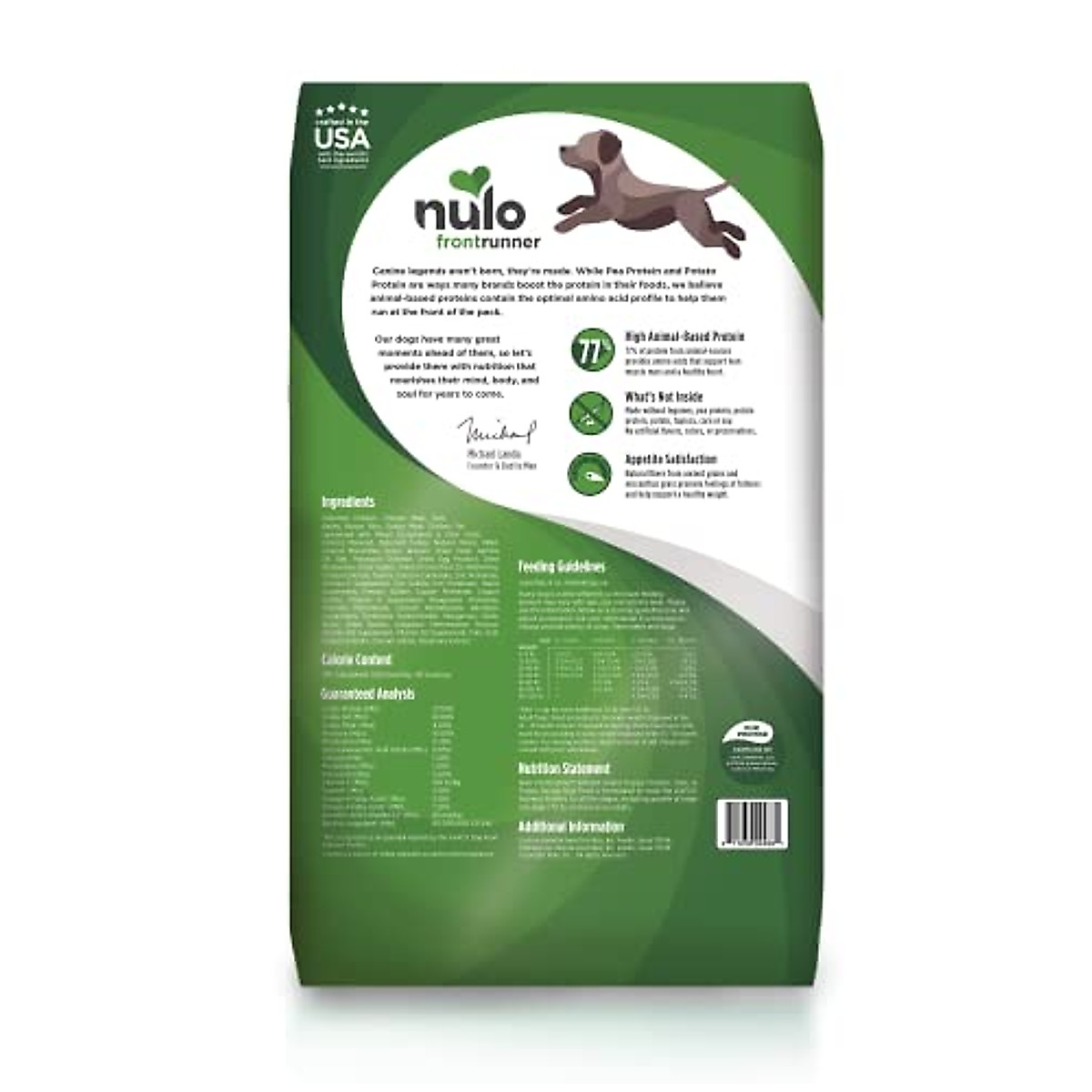 Nulo Frontrunner All Breed Puppy Food, Premium Dry Small Kibble Puppy Food, Ancient Grains Promote Fullness with BC30 Probiotic & DHA to Boost Cognitive Development