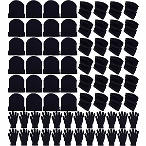 72x Winter Gloves, Beanies, Neck Warmers Unisex Bulk Pack Donation Charity Care Bundle