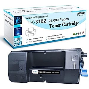 ASEKER Compatible TK3182 TK-3182 TK 3182 1T02T70US0 Toner Cartridge for Kyocera EcoSys P3055dn M3655idn Printer 21000 Pages (Black,1-Pack)