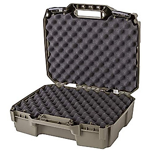 Flambeau Outdoors Zerust Infused Double Deep Pistol Case - 16.5", Olive Drab Green